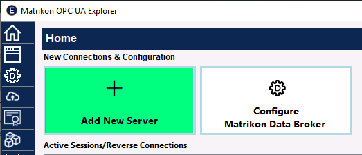 Why isn't Matrikon Data Broker (MDB) appearing in the discovered OPC UA servers list displayed ...
